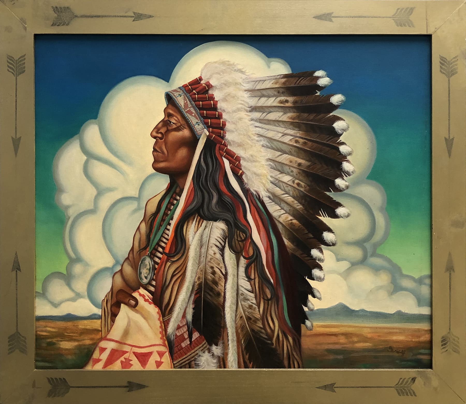 Western Gallery presents Rising Thunderhead by fine artist Sara Bloodwolf